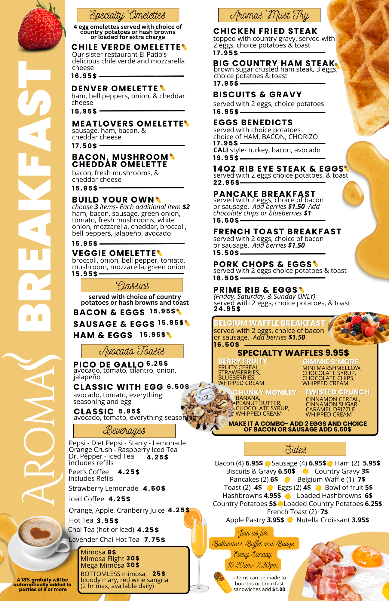 Aromas Restaurant – Best Brunch House in Fresno