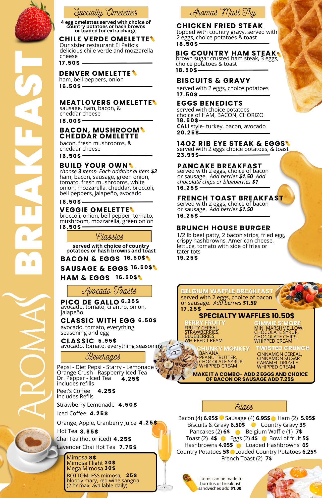 Aromas Restaurant – Best Brunch House in Fresno